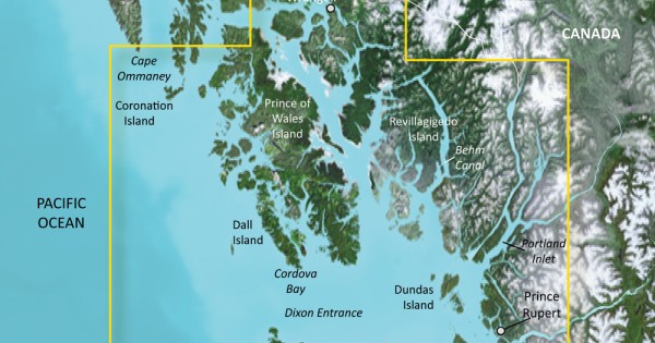 Garmin BlueChart g3 Vision HD - VUS024R - Wrangell - Dixon Entrance ...