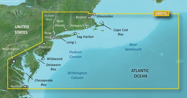 Garmin BlueChart g3 Vision HD - VUS511L - Boston - Norfolk - microSD/SD