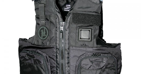 First Watch AV-800 Four Pocket Flotation Vest - Black - Small to Medium